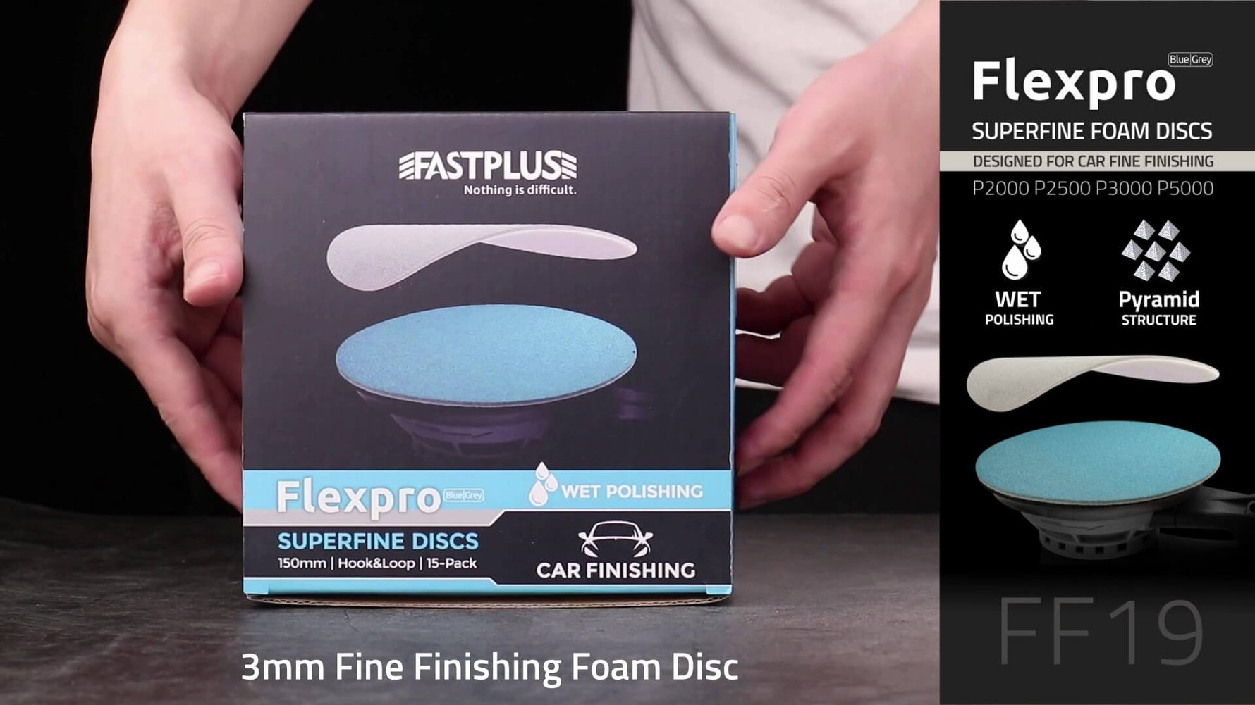 Feinschleifscheibe FlexPro | Trizact Schaumstoffscheiben 75mm 150mm – FastPlus.eu | Sandpaper ...