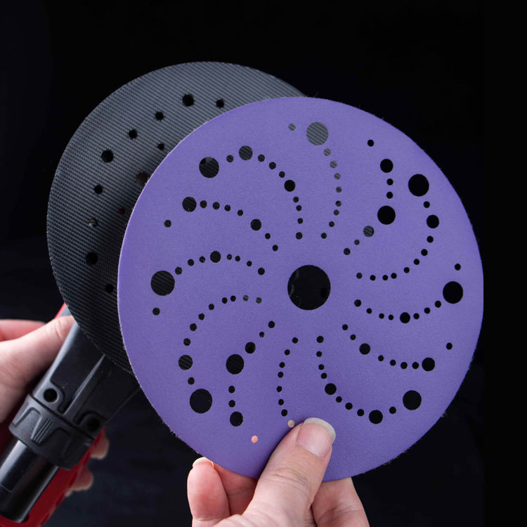 PURO Sanding Discs Ceramic 150mm Multi-holes for Car - Fastplus.eu