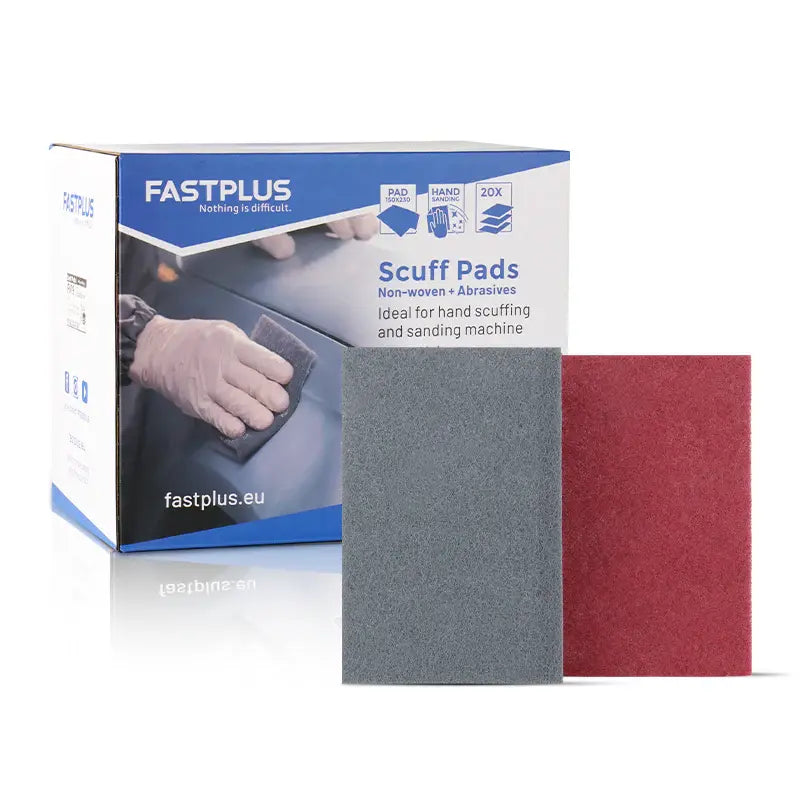 Scuff Pad 150x230mm Grey & Red – 20 Pack | FastPlus.eu – FastPlus.eu ...