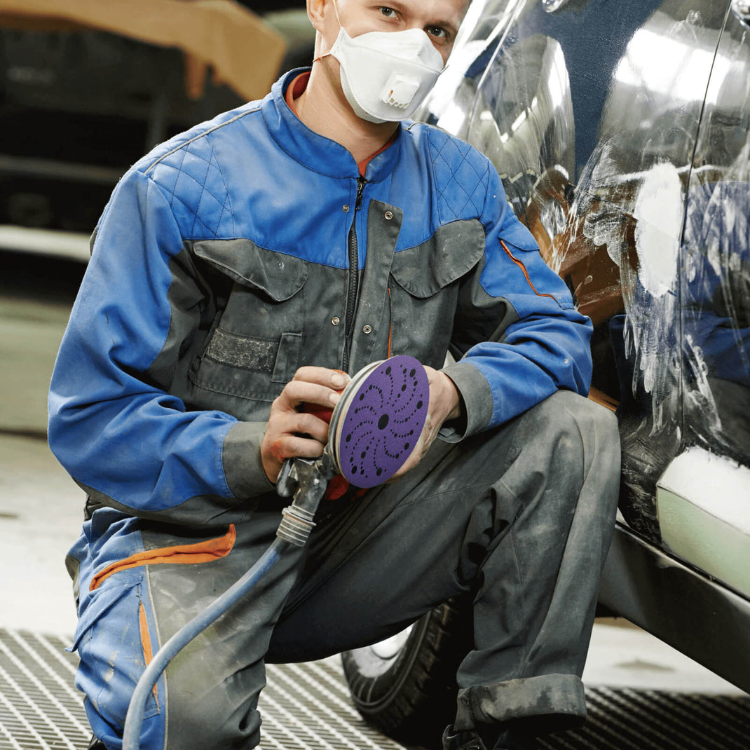 PURO Sanding Discs Ceramic 150mm Multi-holes for Car - Fastplus.eu